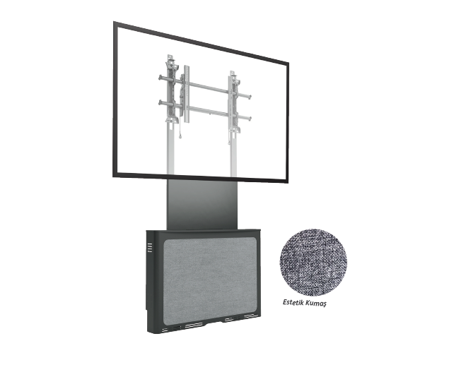 Sabit ve Tekerlekli Monitör Sunum Standları